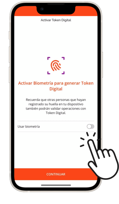 Activa tu token digital